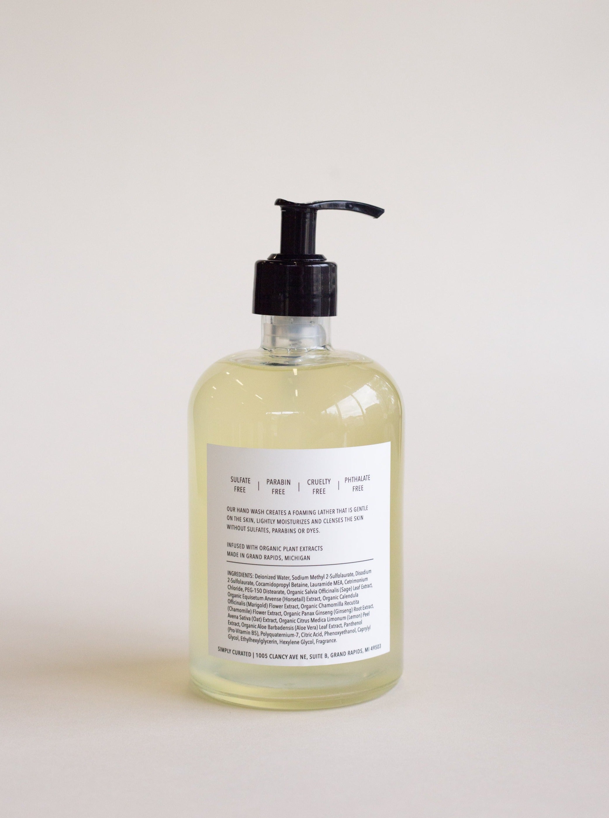 Peony + Salt Hand Wash – Simply Curated
